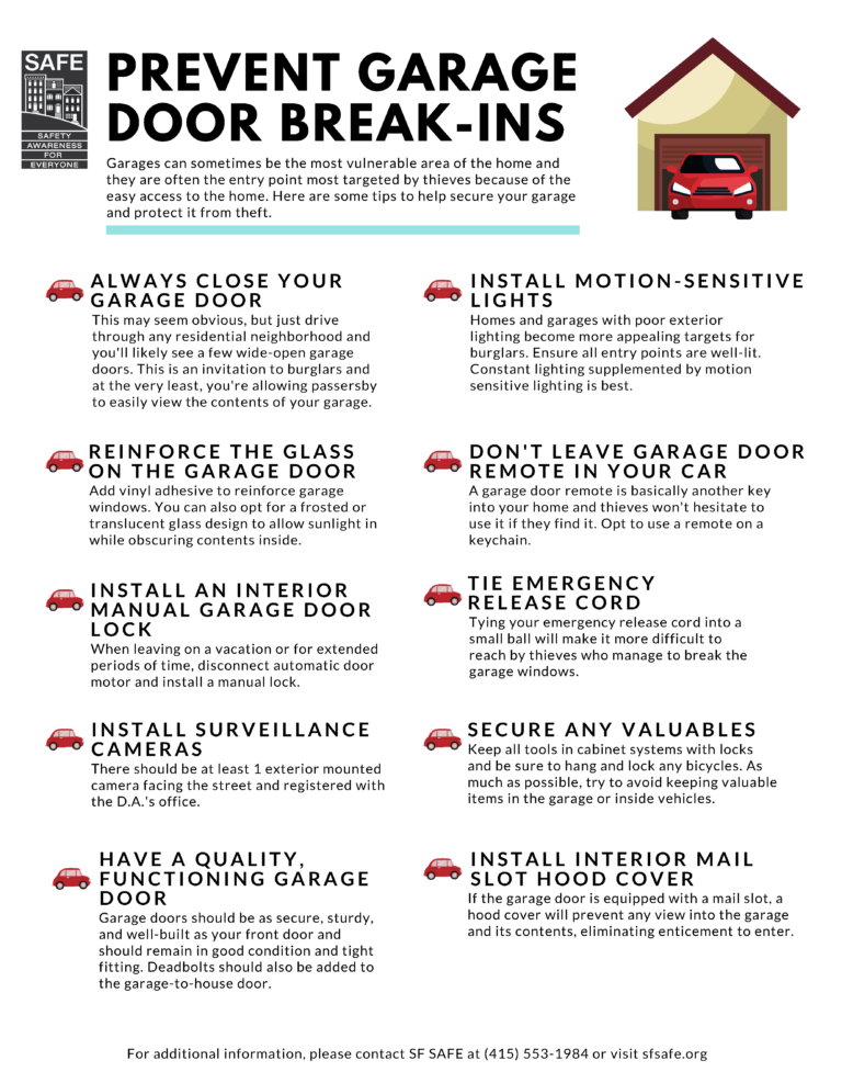 Prevent Garage Door Break-Ins – Taraval Station